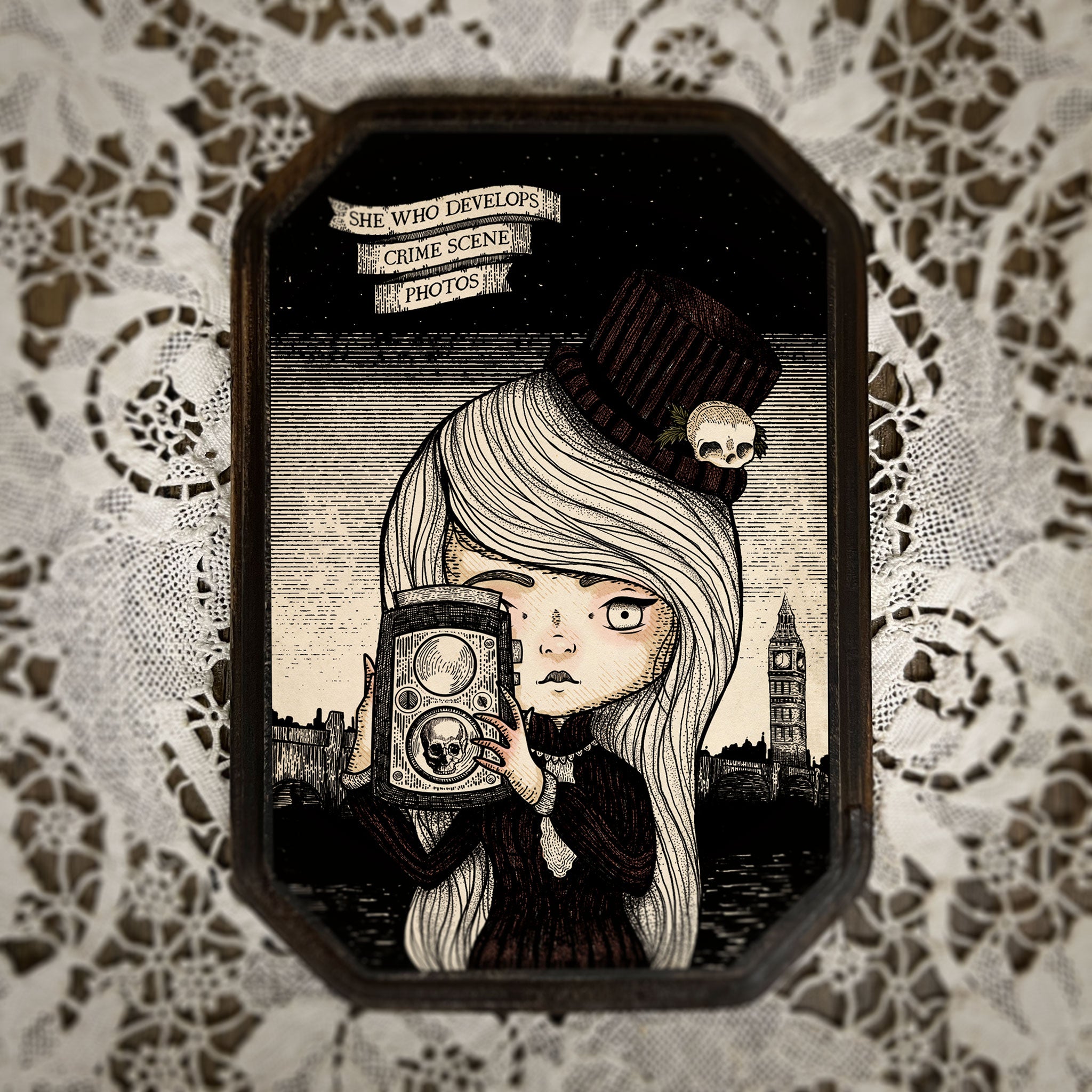 The Forensic Orphan (wood print) – The Art of Yosiell Lorenzo